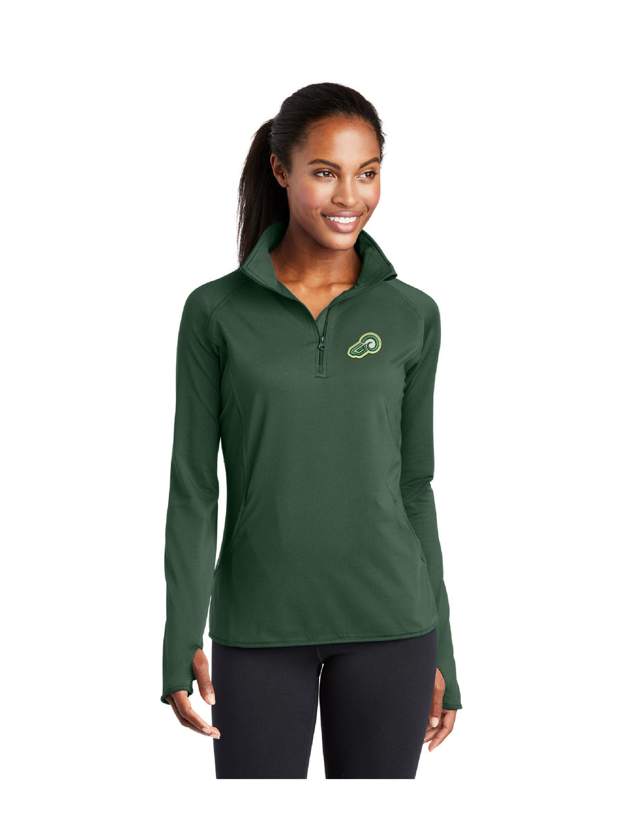 TG114. Sport-Tek® Women's Sport-Wick® Stretch 1/4-Zip Pullover ...