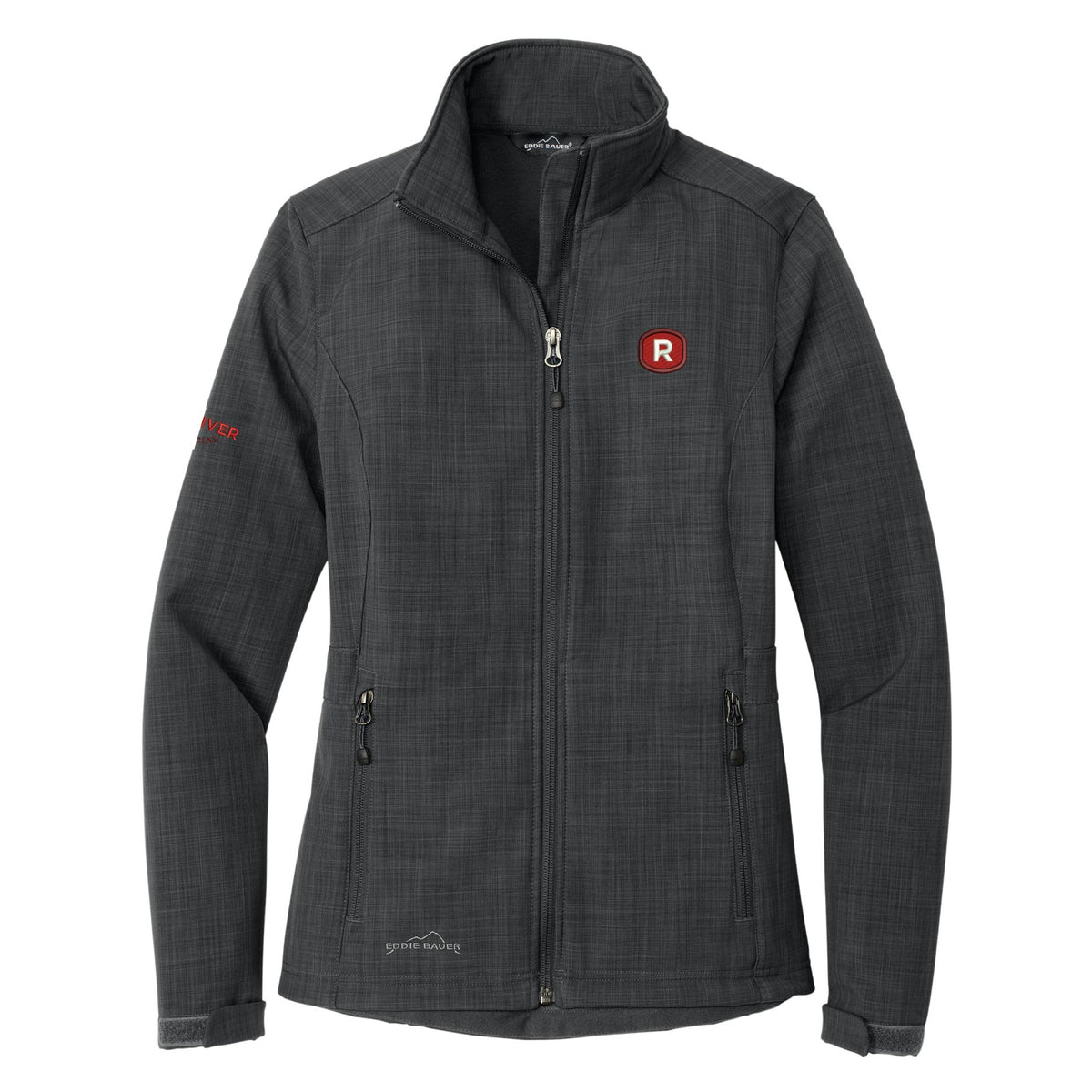 RRF105. Eddie Bauer® Ladies Shaded Crosshatch Soft Shell Jacket ...