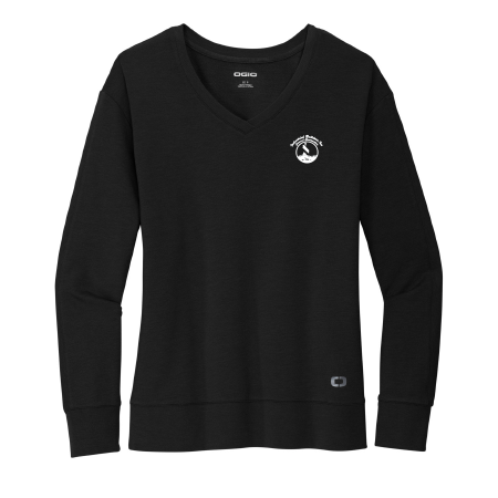 IBI119. OGIO® Ladies Luuma Flex Long Sleeve V-Neck – Personal Touch ...